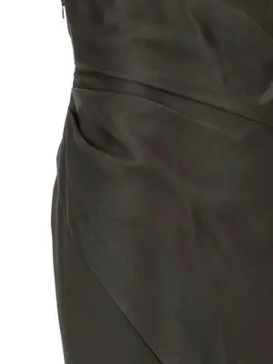 Victoria Beckham Kyra Draped Ruffle Dress