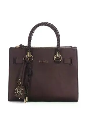 Liu Jo Small Logo-charm Satchel Bag - Brown