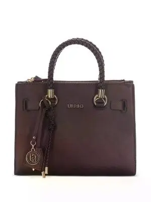 Liu Jo Small Logo-charm Satchel Bag - Brown