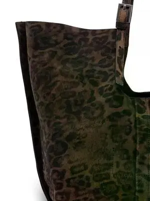 ALLSAINTS Leopard-print Suede Tote Bag