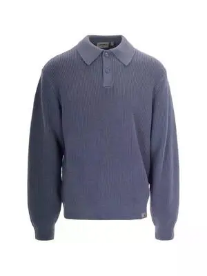 Carhartt Work In Progress Miles Knit Polo Shirt - Blue