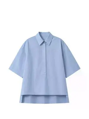 Liviana Conti High-low Popover Shirt - Blue