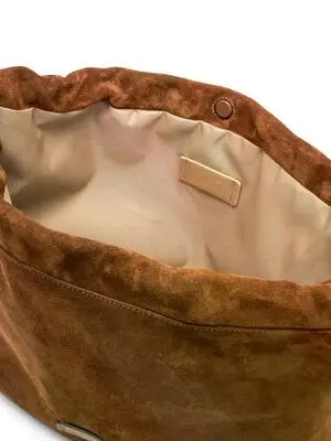 GIANNI CHIARINI Large Morgana Shoulder Bag - Brown