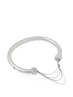 ALLSAINTS Hex-nut Draped Chain Bracelet - Silver