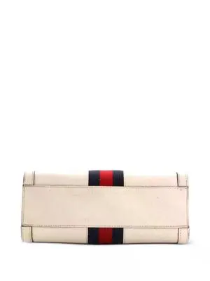 Gucci Ophidia Top Handle Tote Leather Small Satchel - Neutrals