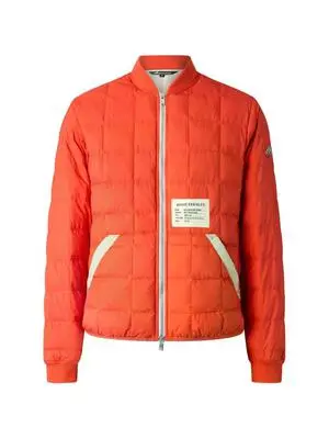 Moose Knuckles Quilted Bomber Jacket - Orange