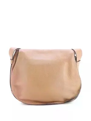 Chloé Marcie Leather Medium Crossbody Bag - Brown
