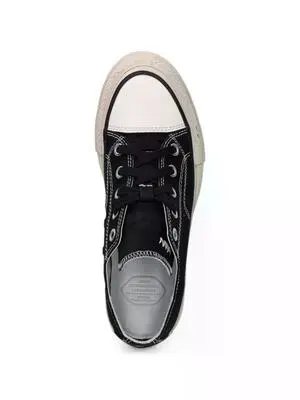 Visvim Contrast Stitch Logo Print Sneakers