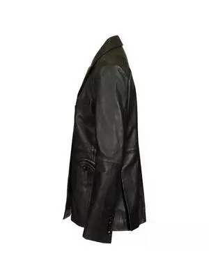 BLAZÉ MILANO Everynight Vegas Baby Leather Blazer