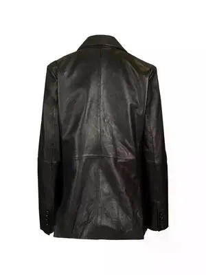 BLAZÉ MILANO Everynight Vegas Baby Leather Blazer