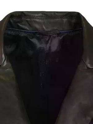 BLAZÉ MILANO Everynight Vegas Baby Leather Blazer