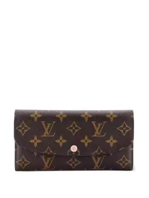 LOUIS VUITTON Emilie Wallet Monogram Canvas Small Wallets - Brown