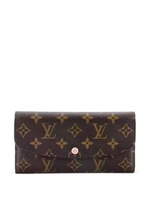 LOUIS VUITTON Emilie Wallet Monogram Canvas Small Wallets - Brown