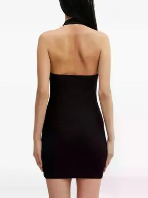 Vetements Ribbed Halterneck Mini Dress