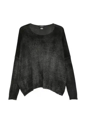 Avant Toi Faded Effect Sweater - Grey