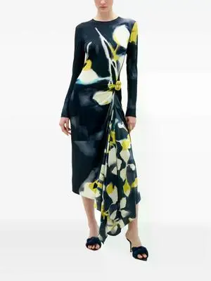 Silvia Tcherassi Ananya Floral-print Midi Dress
