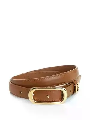 Fendi Ff Leather Belt - Brown