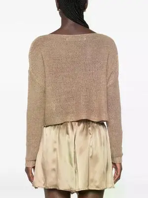 Enza Costa Open-knit Sweater
