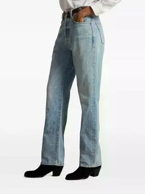 Polo Ralph Lauren Paint-splattered Straight-leg Jeans