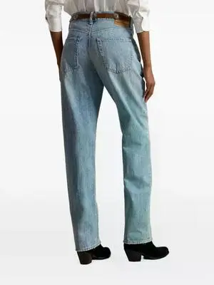 Polo Ralph Lauren Paint-splattered Straight-leg Jeans