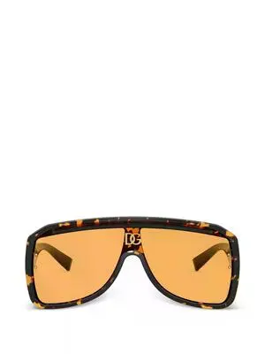 Dolce & Gabbana Tortoiseshell-effect Geometric Sunglasses