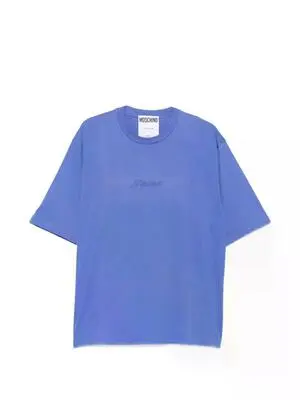 Moschino Logo-embroidered T-shirt