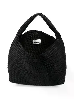 MARREA Large Woven Shoulder Bag