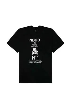 NEIGHBORHOOD Ss-8 Logo-print T-shirt - Black