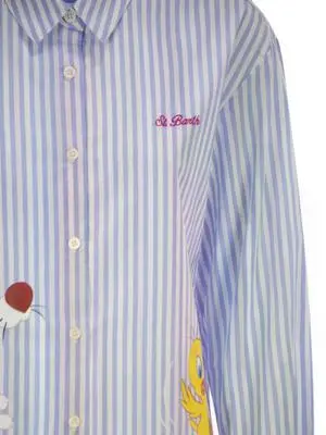 MC2 SAINT BARTH Brigitte Looney Tunes Striped Shirt