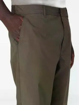 Armani Exchange Pleated Straight-leg Trousers