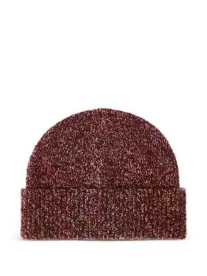 Brunello Cucinelli Ribbed Beanie - Red