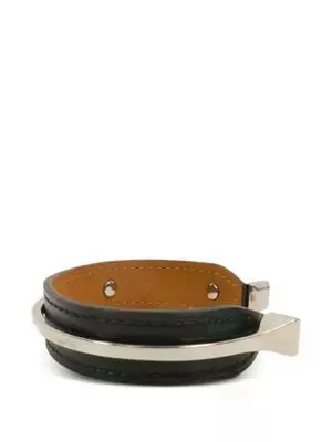 Hermès Leather Open Cuff Bracelet