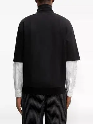 Fred Perry Half-zip Sweatshirt - Black