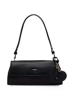 Guess Isabel Logo-plaque Heart-charm Shoulder Bag