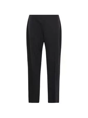THE ROW Flamenca Pressed-crease Trousers - Black
