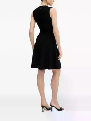 Guess Ribbed-knit Button-down Mini Dress