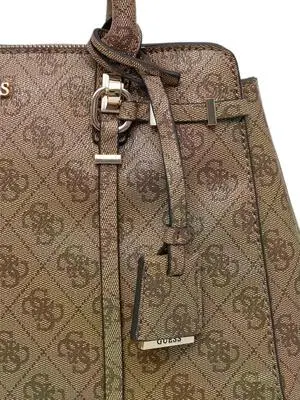 Guess Leona Monogram Tote Bag