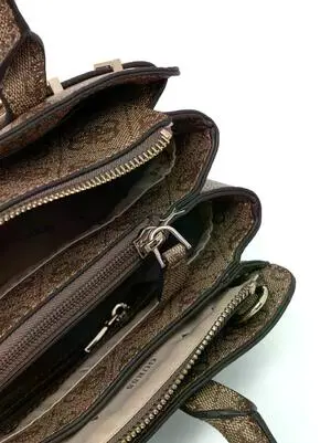 Guess Leona Monogram Tote Bag