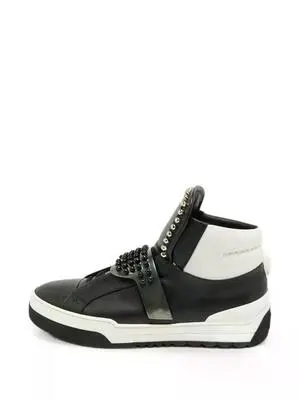 Fendi Karlito High-top Sneakers - Black