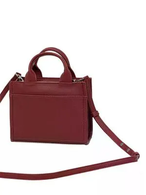 Dkny Logo Debossed Mini Tote Bag - Red