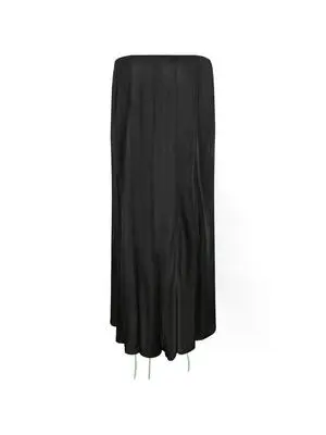 Moschino Floral Appliqué Longline Maxi Skirt