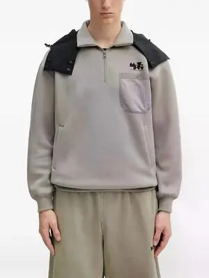 NEIGHBORHOOD Logo-print Hoodie - Grey