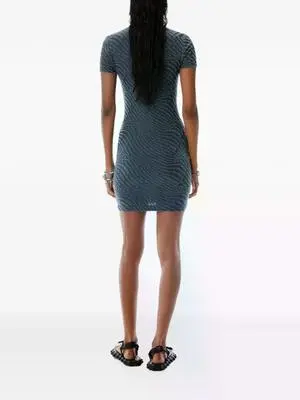 Alexander Wang Jacquard Logo Mini Dress