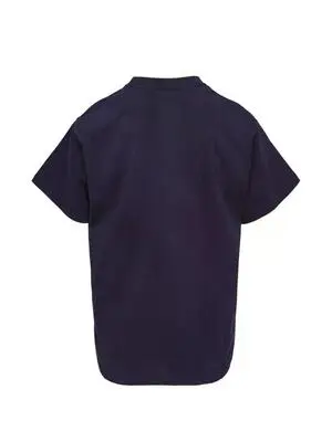 MARDI MERCREDI Graphic Print Cotton T-shirt - Blue