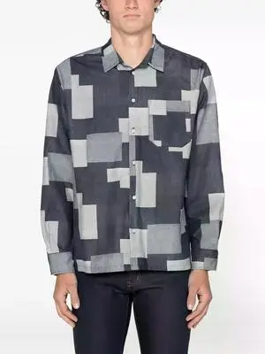 Naked & Famous Denim True Jacquard-patterned Shirt