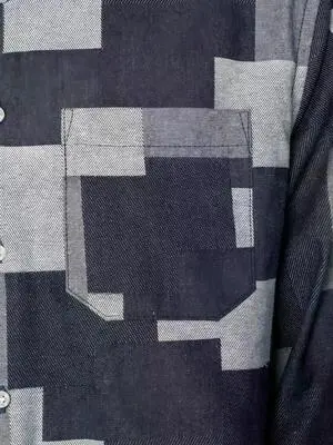 Naked & Famous Denim True Jacquard-patterned Shirt