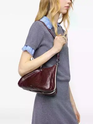 Rabanne Medium Leather Shoulder Bag With Ring Detailing