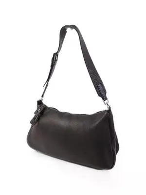Prada Buckled Leather Shoulder Bag