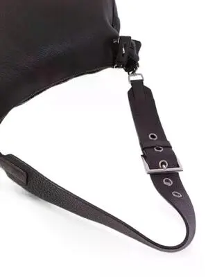 Prada Buckled Leather Shoulder Bag
