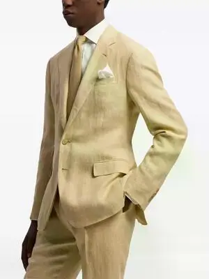 Ralph Lauren Purple Label Kent Hand-tailored Linen Suit Jacket